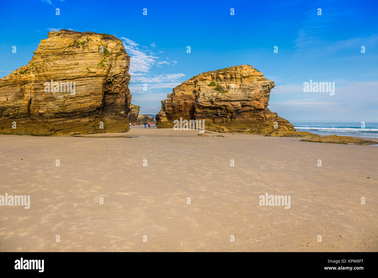 famous spanish destination,cathedrals beach (playa de las catedrales ...