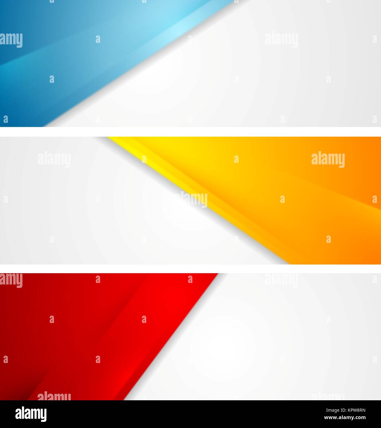 Shiny tech corporate banners Stock Photo - Alamy