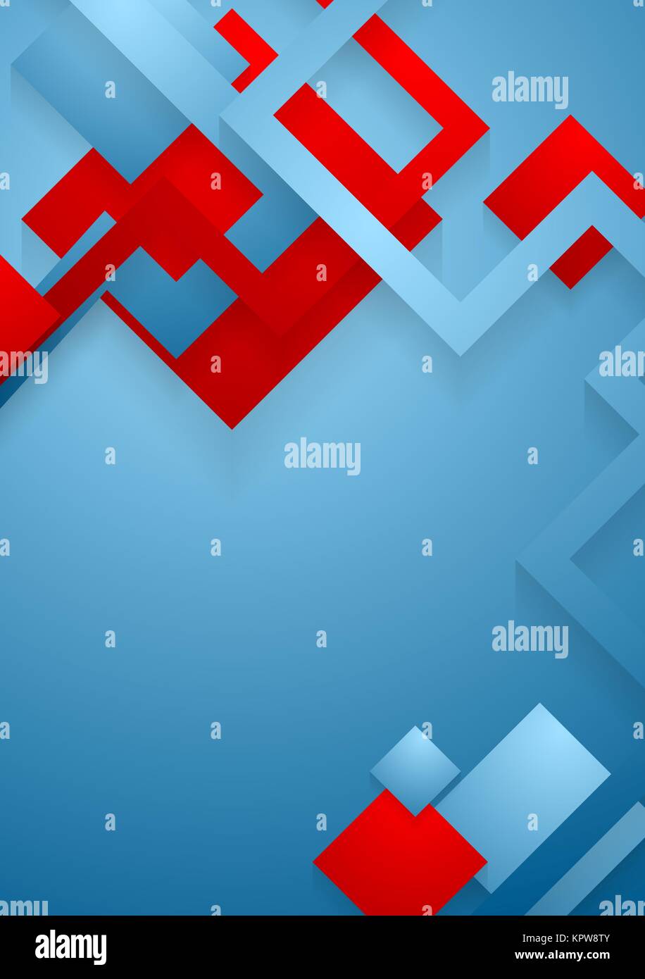 Abstract tech background with squares Stock Photo - Alamy