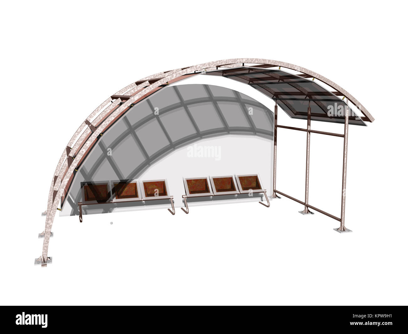 Bus bus shelter Cut Out Stock Images & Pictures - Alamy