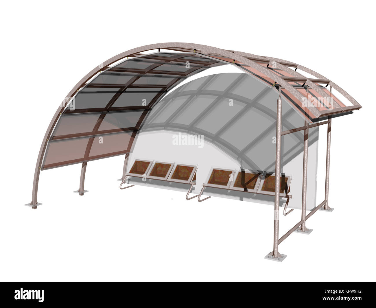 Bus bus shelter Cut Out Stock Images & Pictures - Alamy