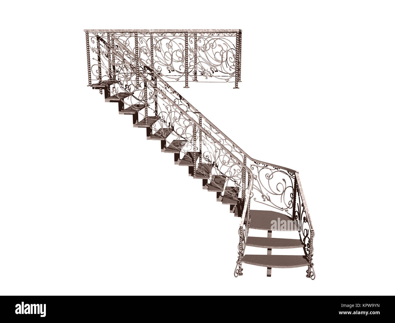 Pavement stairs Cut Out Stock Images & Pictures - Alamy