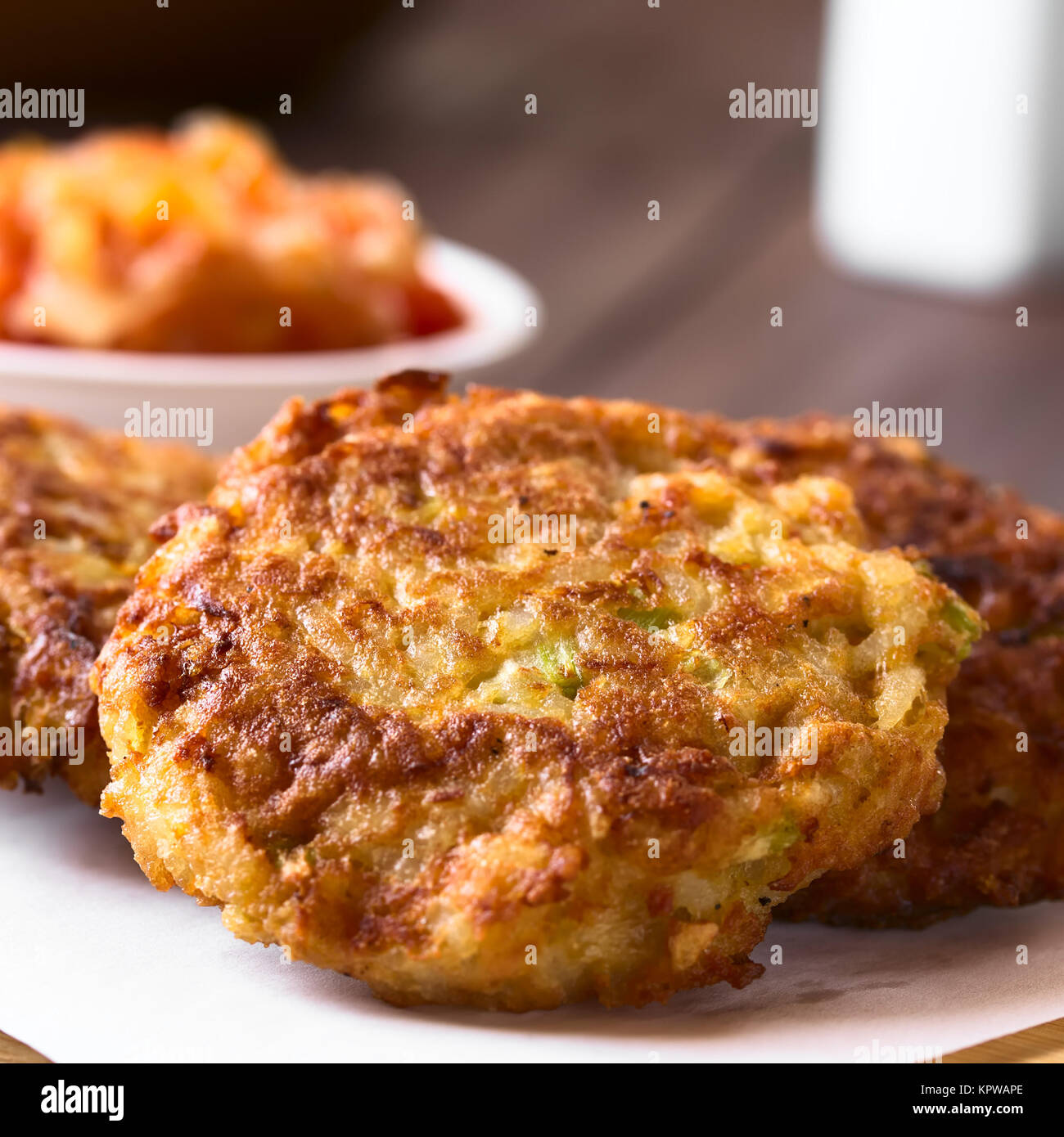 Rice Patties or Fritters Stock Photo - Alamy