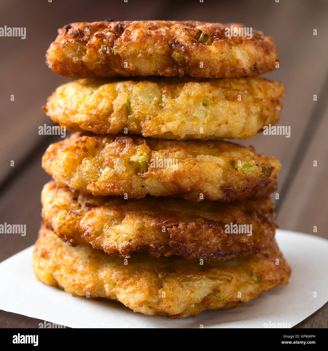 Rice Patties or Fritters Stock Photo - Alamy