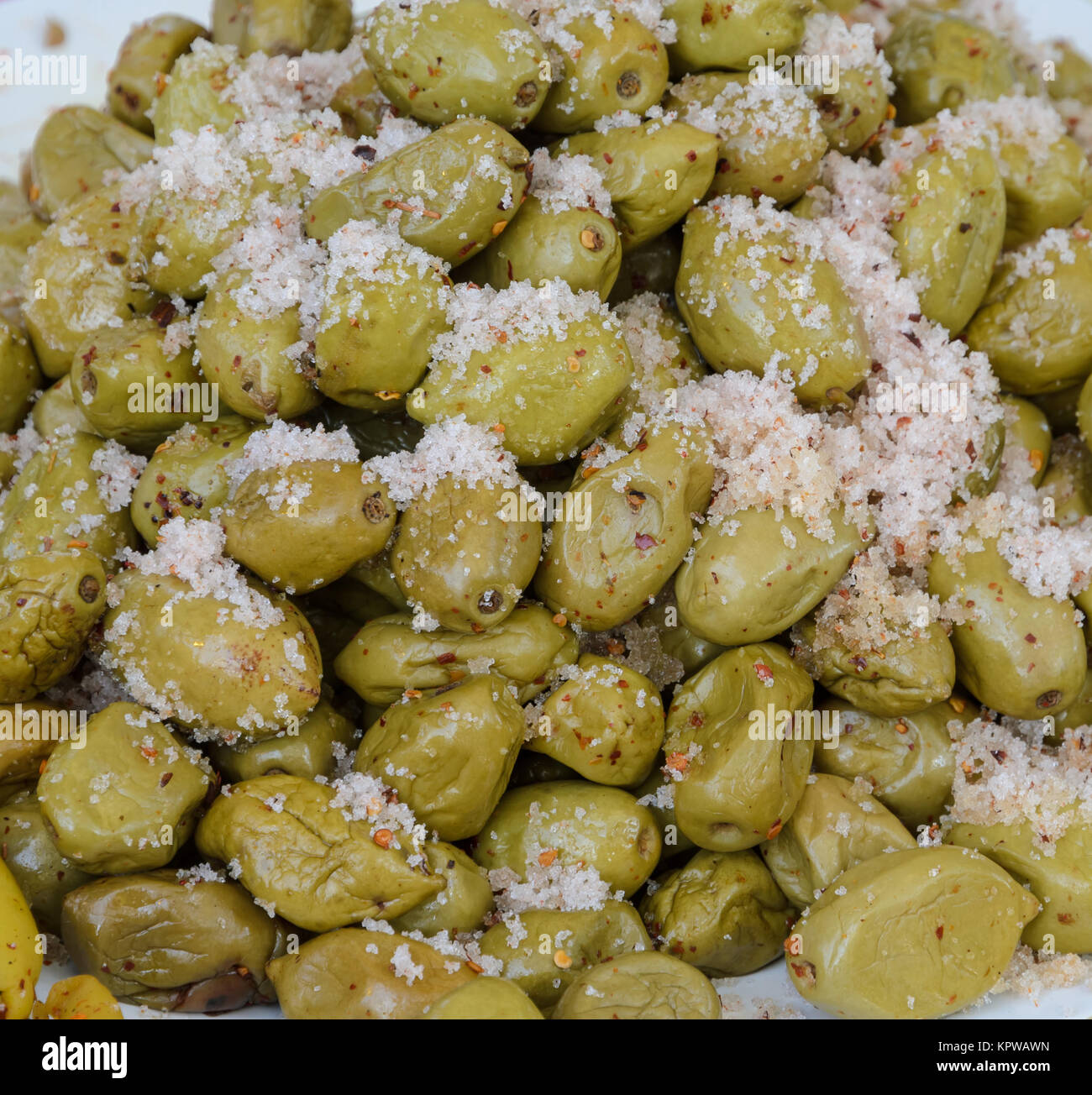 Pickled Thai fruit pickled Marian Plum with sugar, chili and salt Stock ...