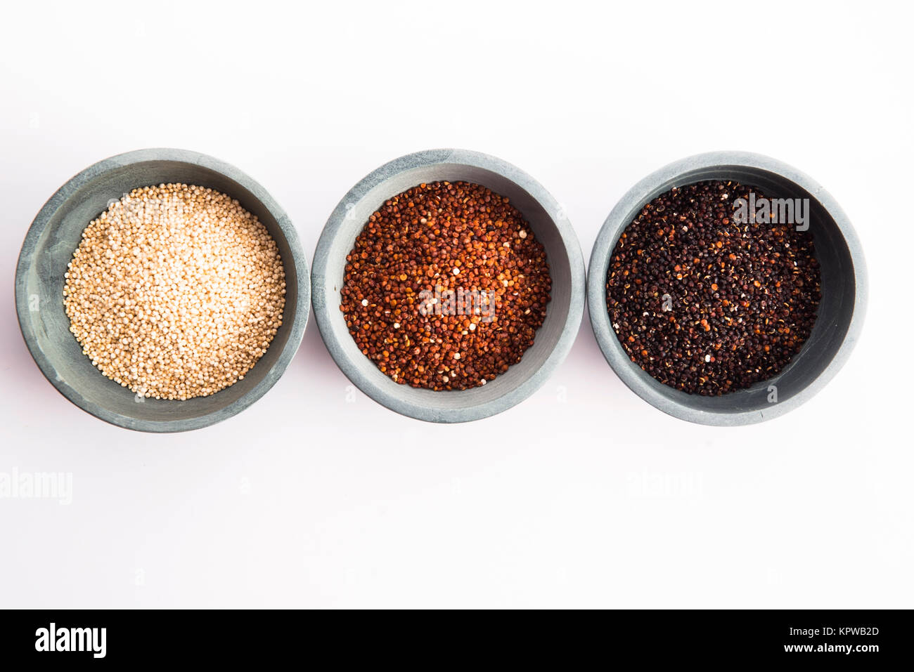 Quinoa grain on white background Stock Photo - Alamy