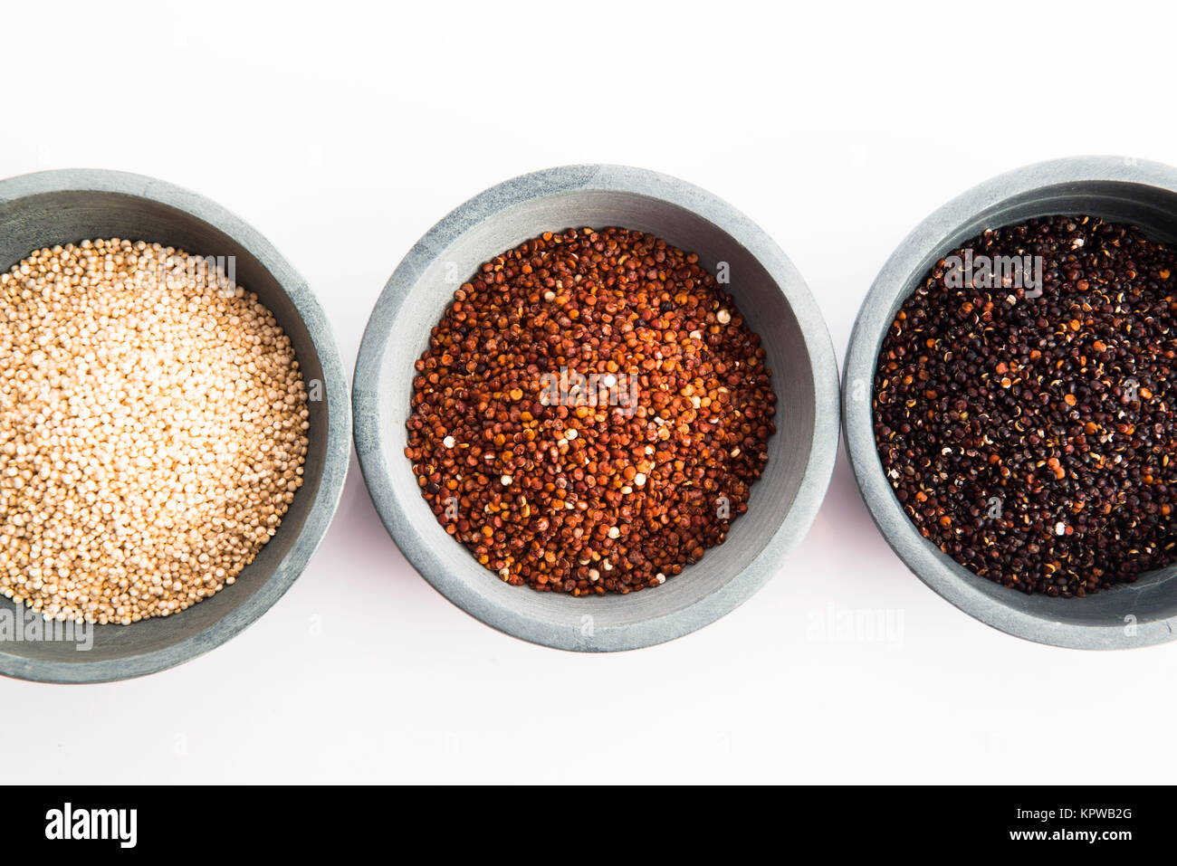 Quinoa grain on white background Stock Photo - Alamy