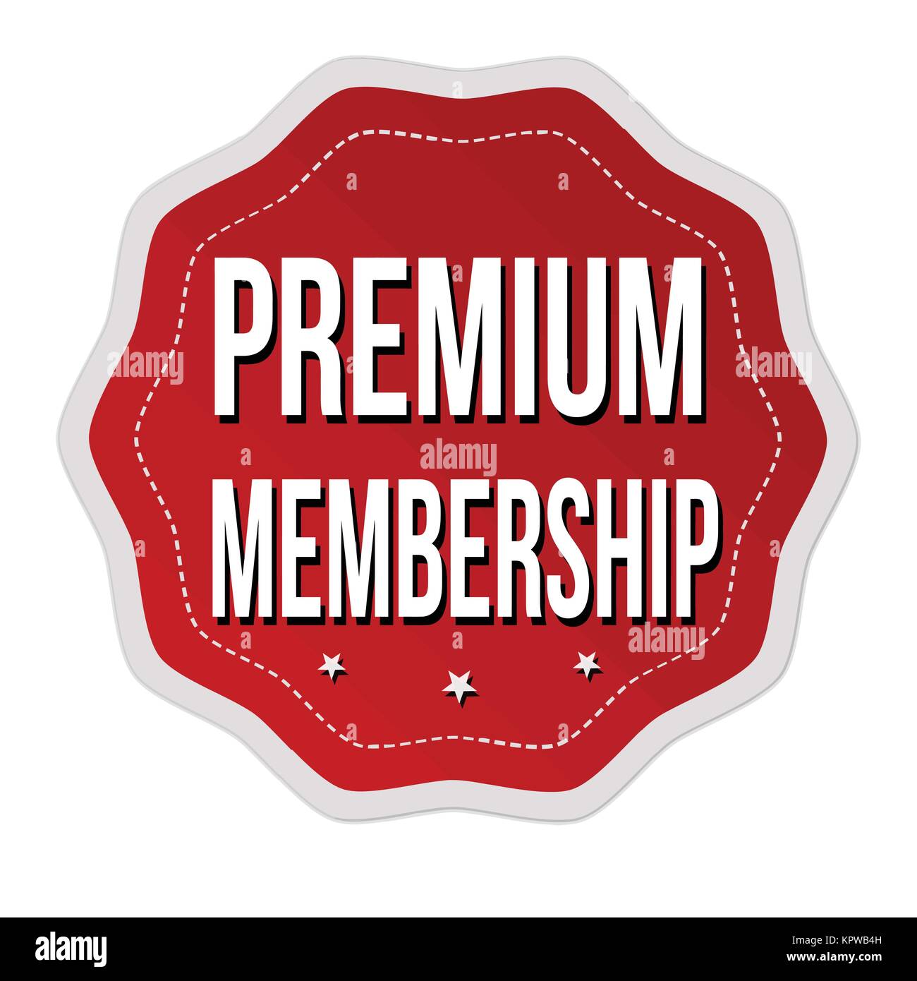 Membership sticker Stock Vector Images - Alamy