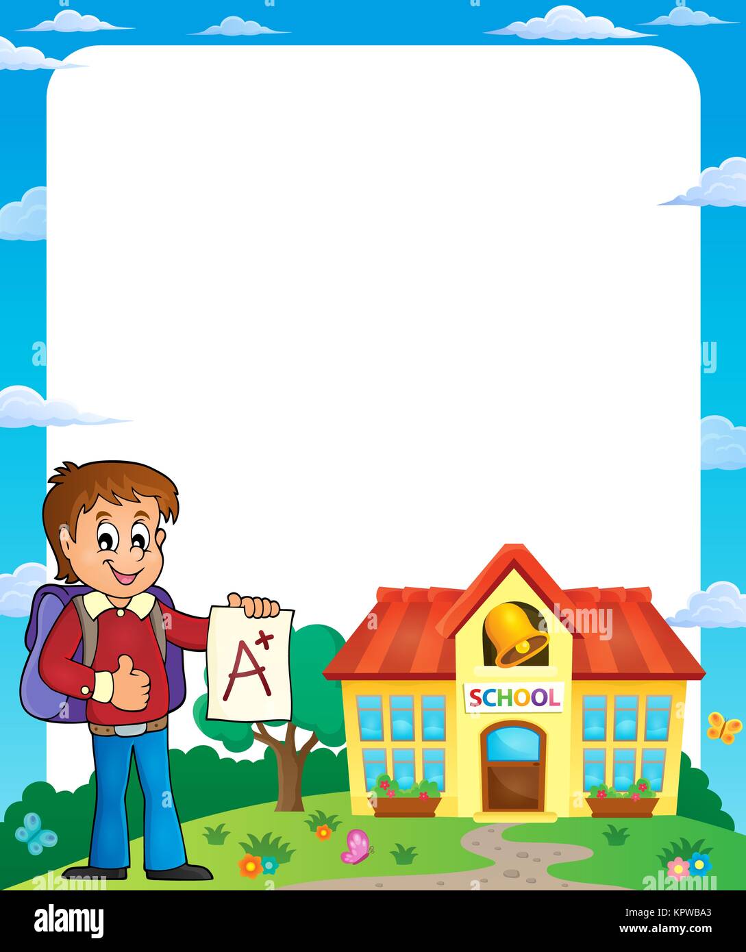 School Clip Art Frames