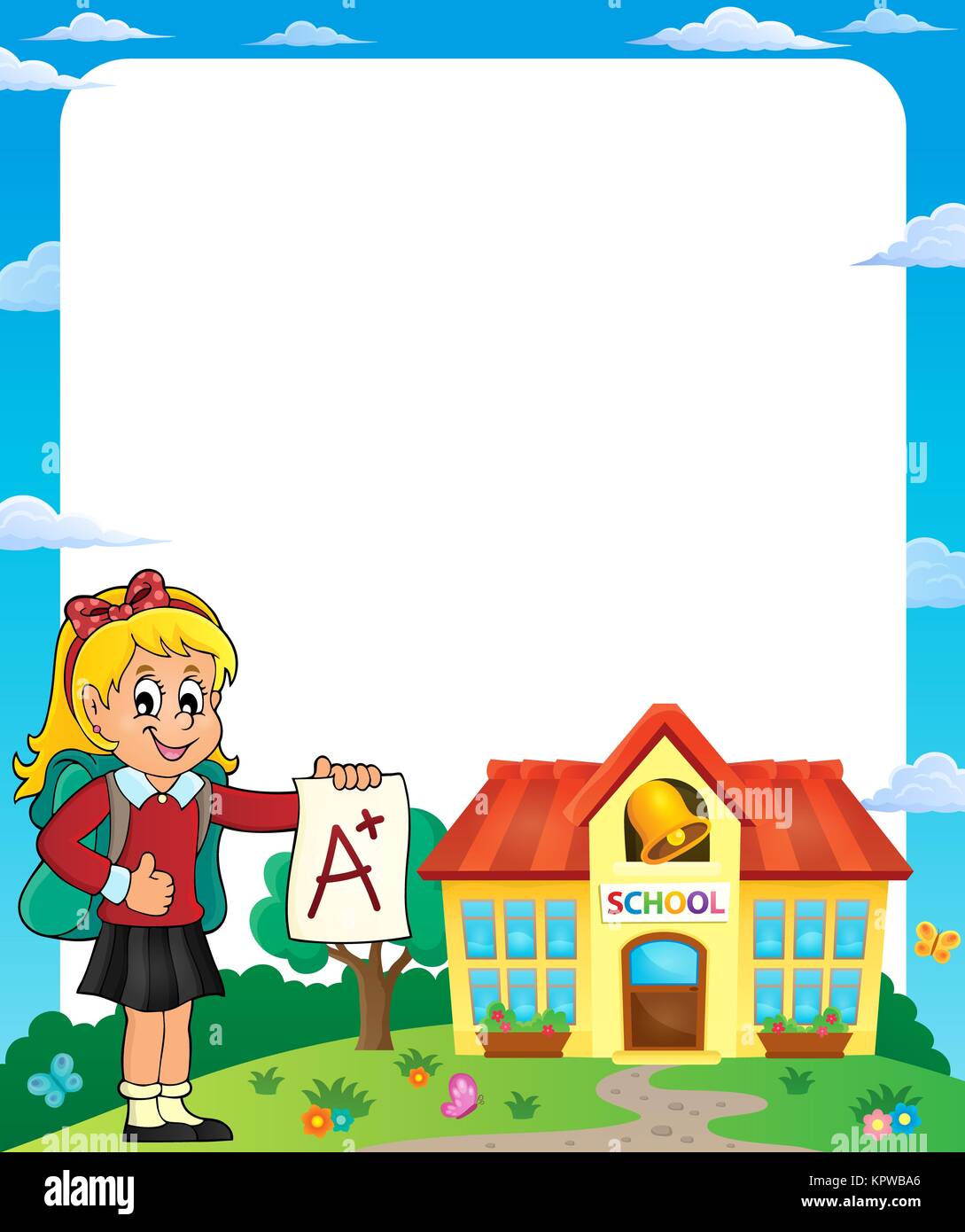 School Frame Clip Art