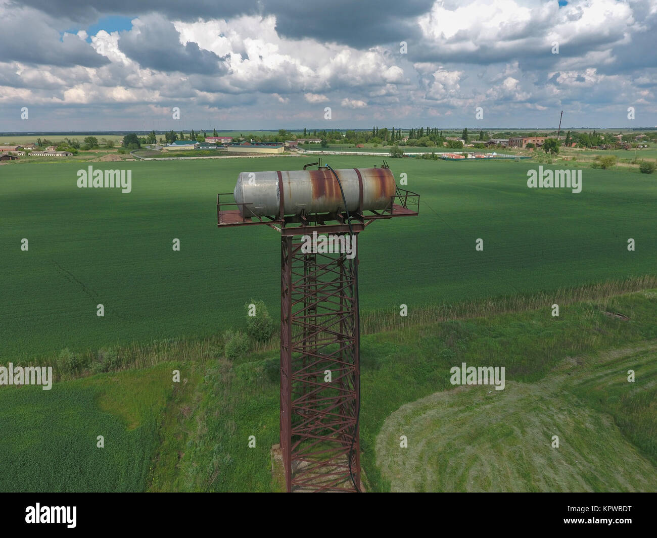 Architecture buildings construction industry watertower hi-res stock ...