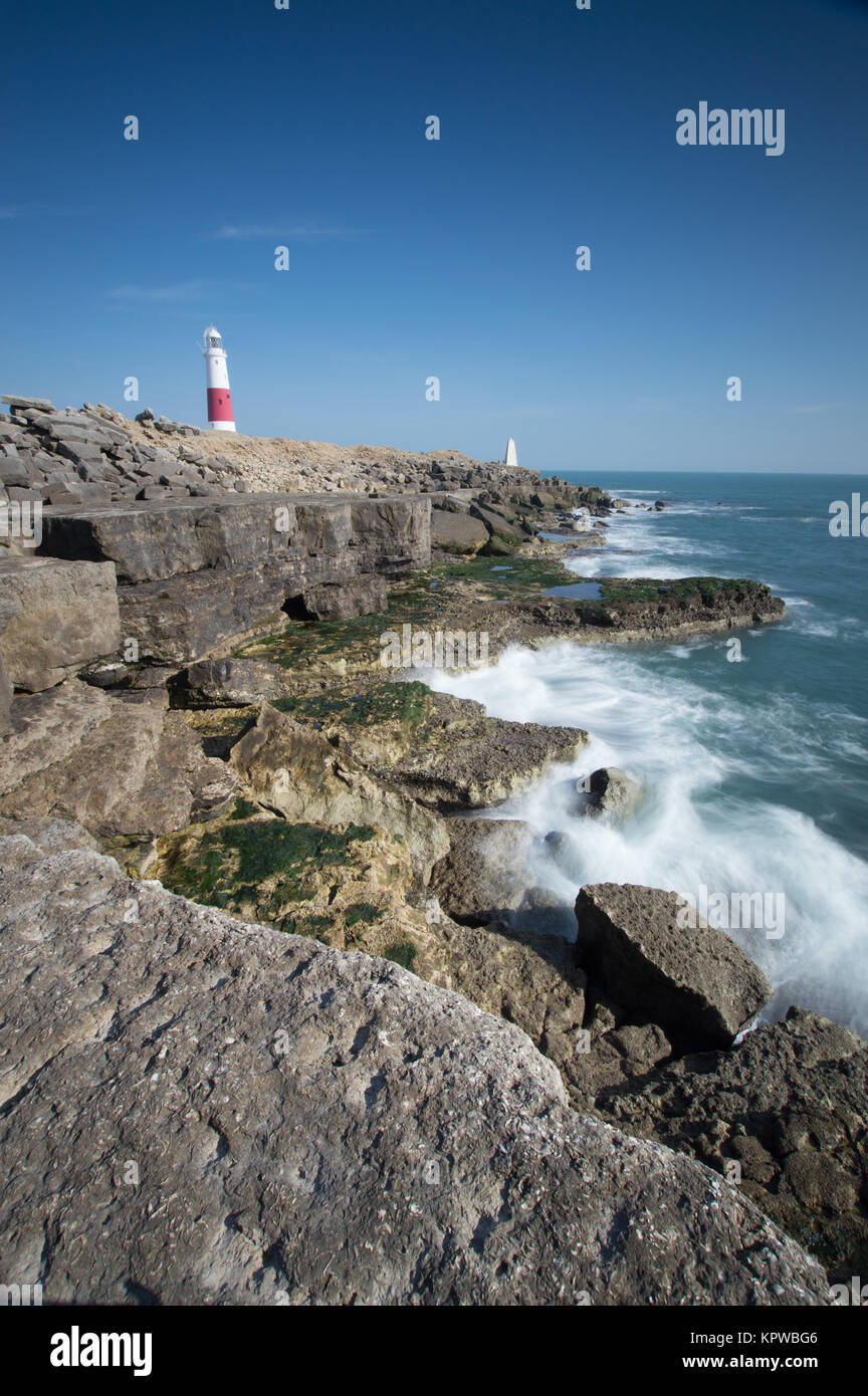 Lighthouse, Portland Bill Stock Photo - Alamy
