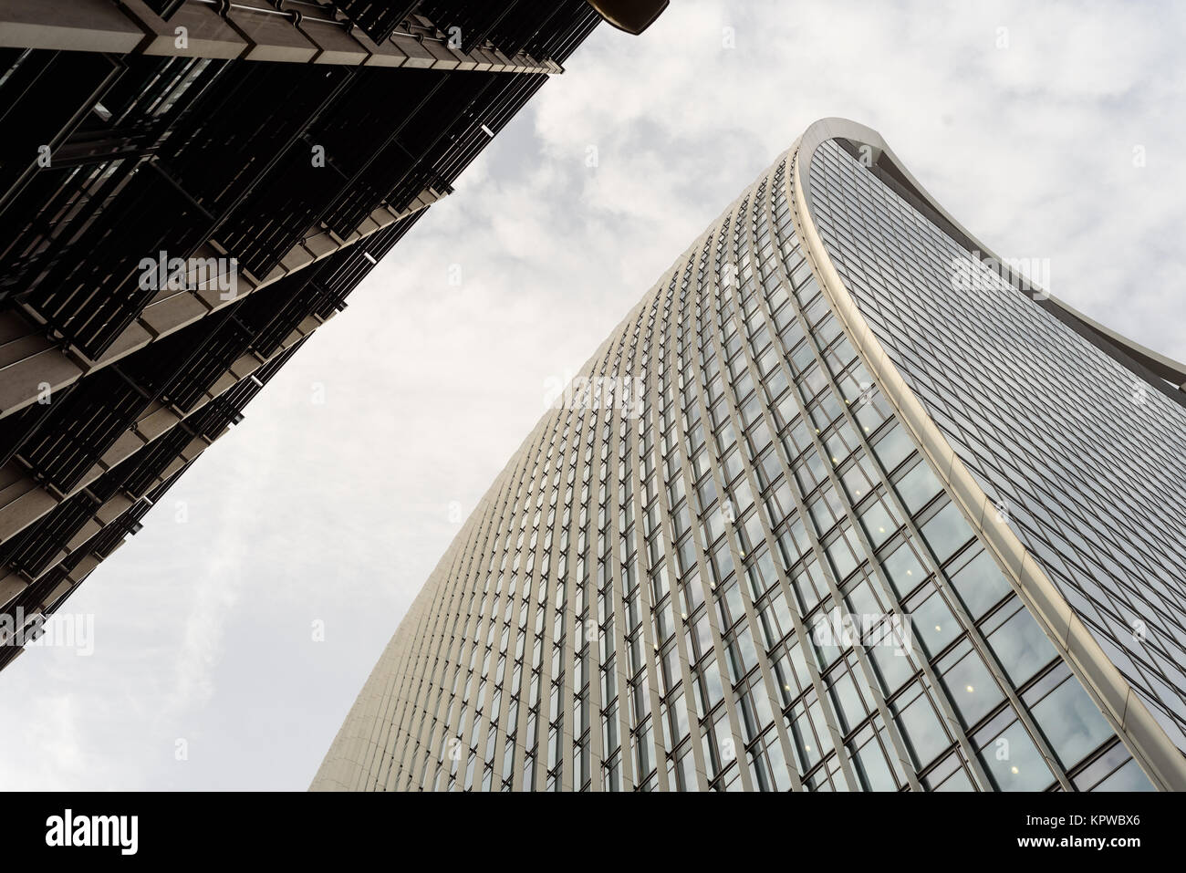 Exterior abstract of the famous commercial skyscraper building 20 ...