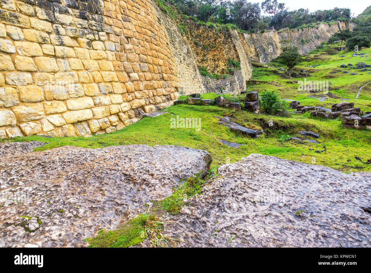 Walls of Kuelap, Peru Stock Photo - Alamy