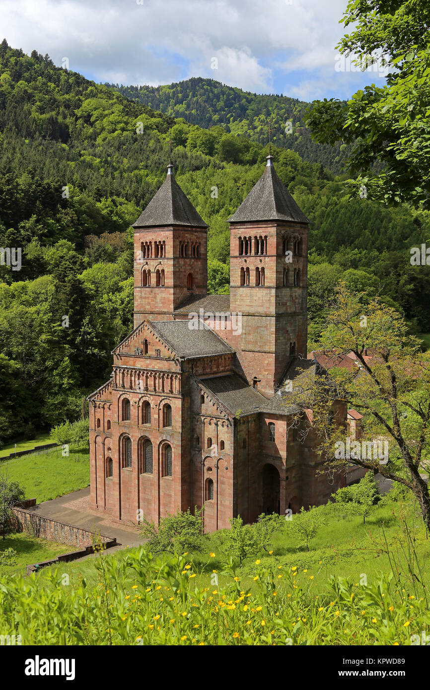 abbey church of murbach Stock Photo - Alamy