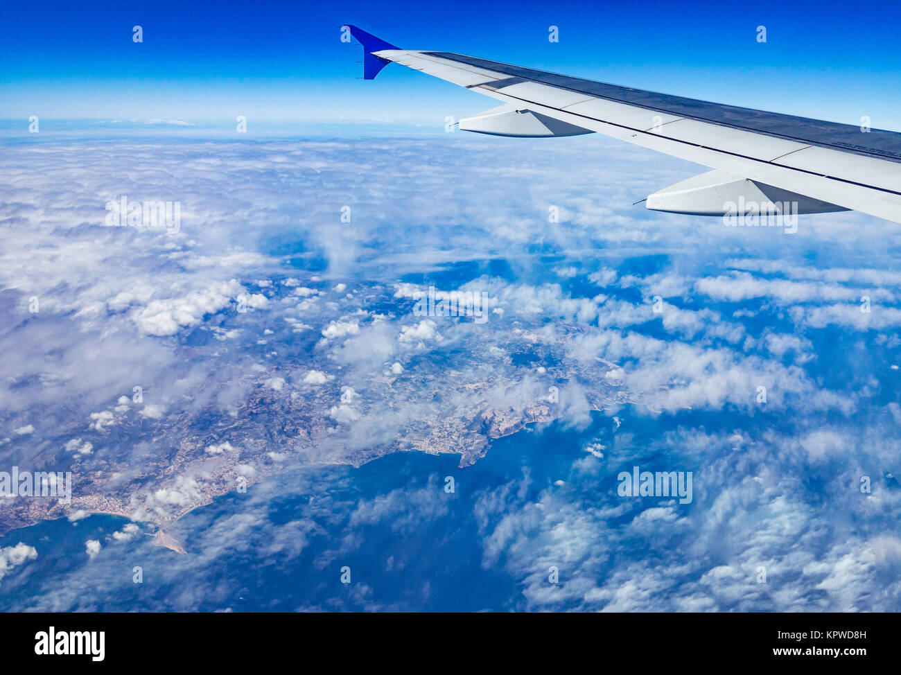 Panorama flight over atlantic ocean hi-res stock photography and images ...