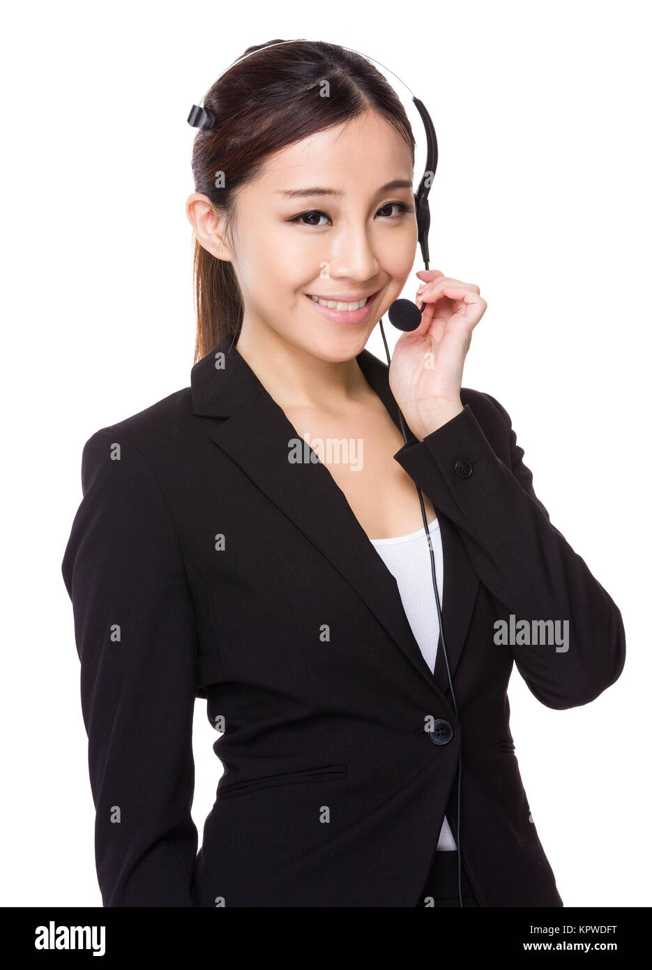 Customer services officer Stock Photo - Alamy