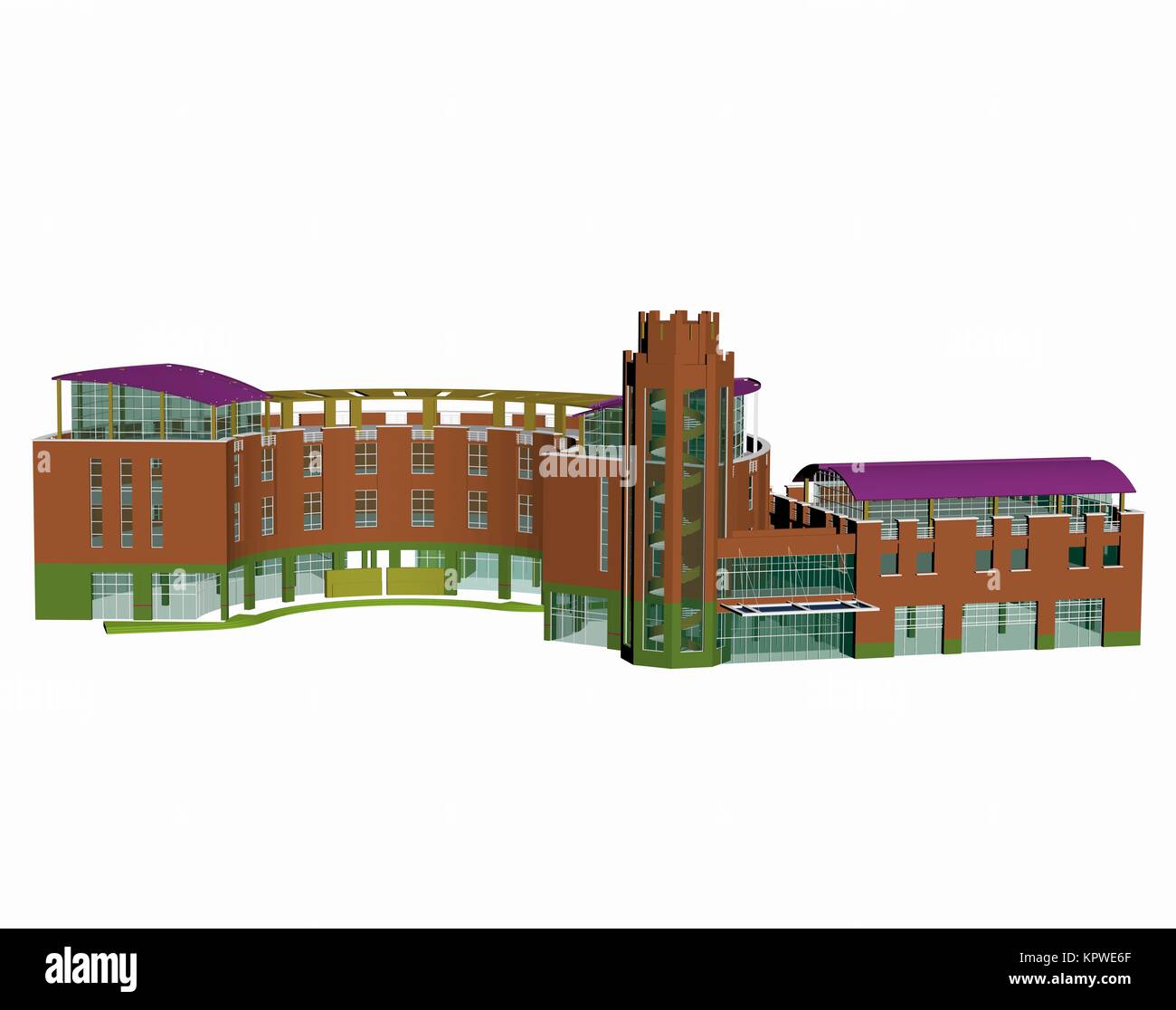 Shop centre Cut Out Stock Images & Pictures - Alamy