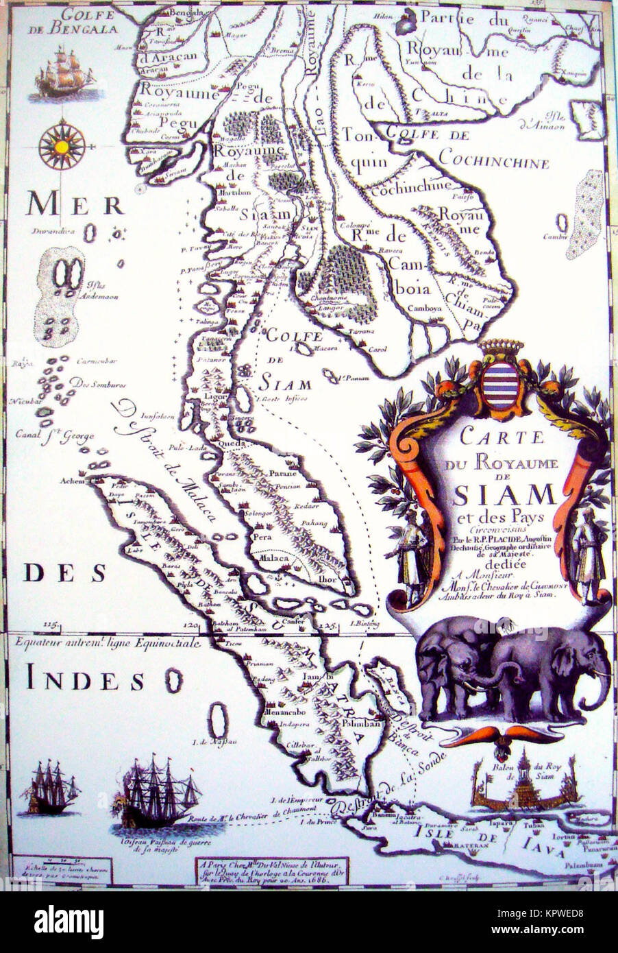 Map Of Siam High Resolution Stock Photography and Images - Alamy