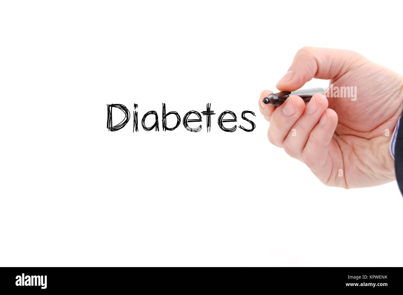 Diabetes text concept Stock Photo - Alamy