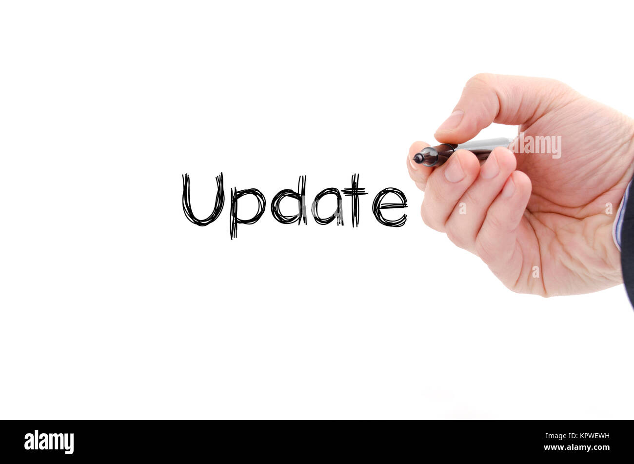 Update text concept Stock Photo - Alamy