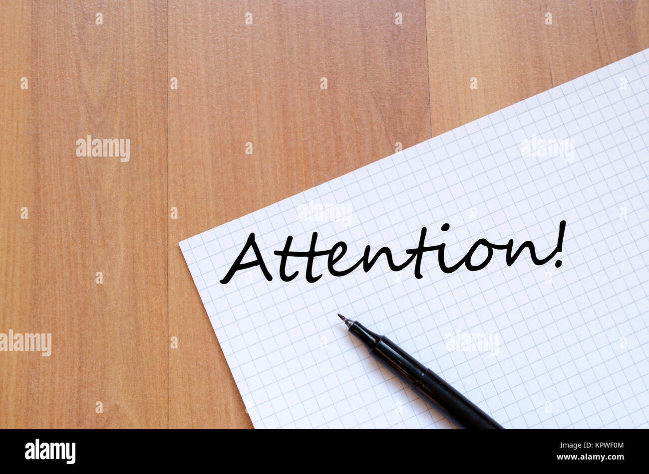 Please pay attention hi-res stock photography and images - Alamy