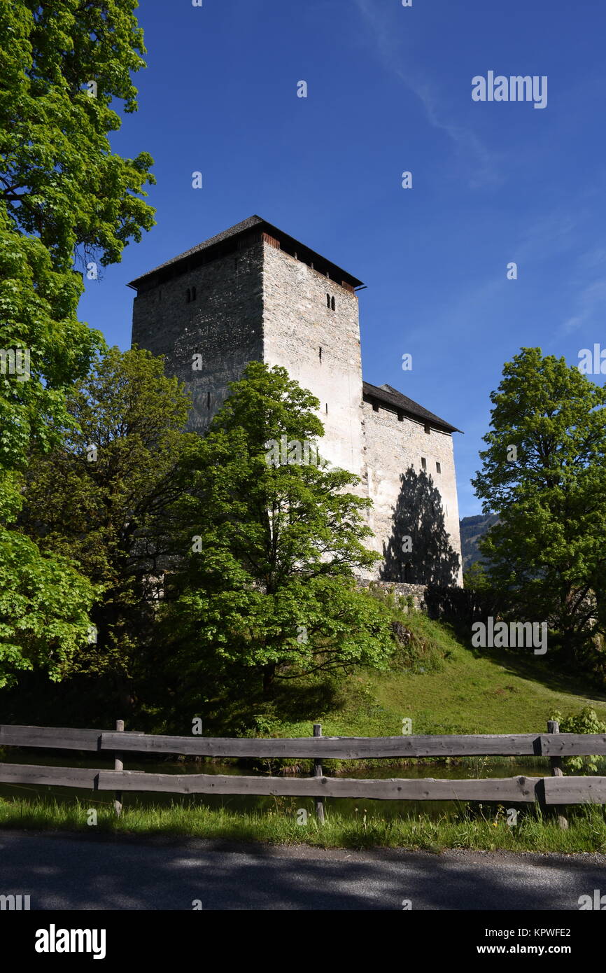 Kaprun,Kaprun Castle,Castle,Castle,Burgfried,Castle Wall,Tower,Moat ...