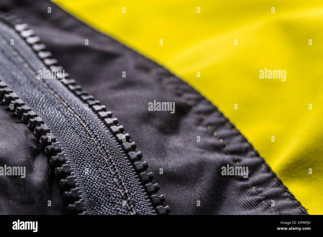 Zipper on jacket Stock Photo - Alamy