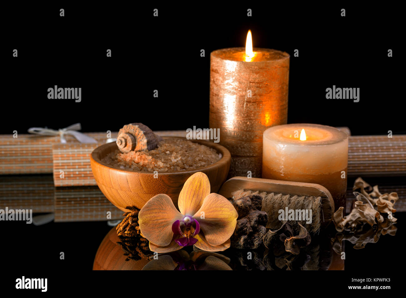 Health spa setting Stock Photo - Alamy