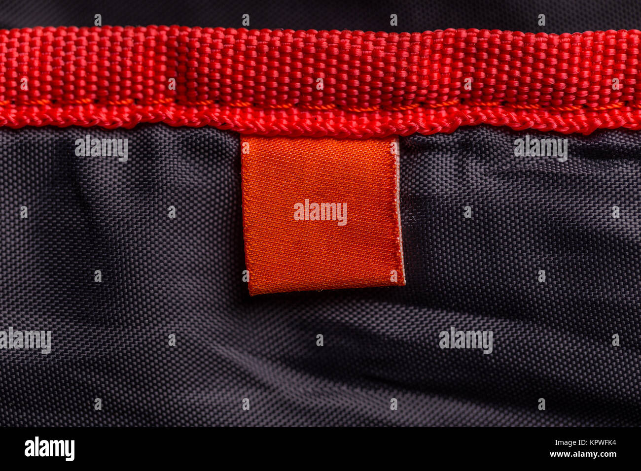 Bag with label tag Stock Photo - Alamy