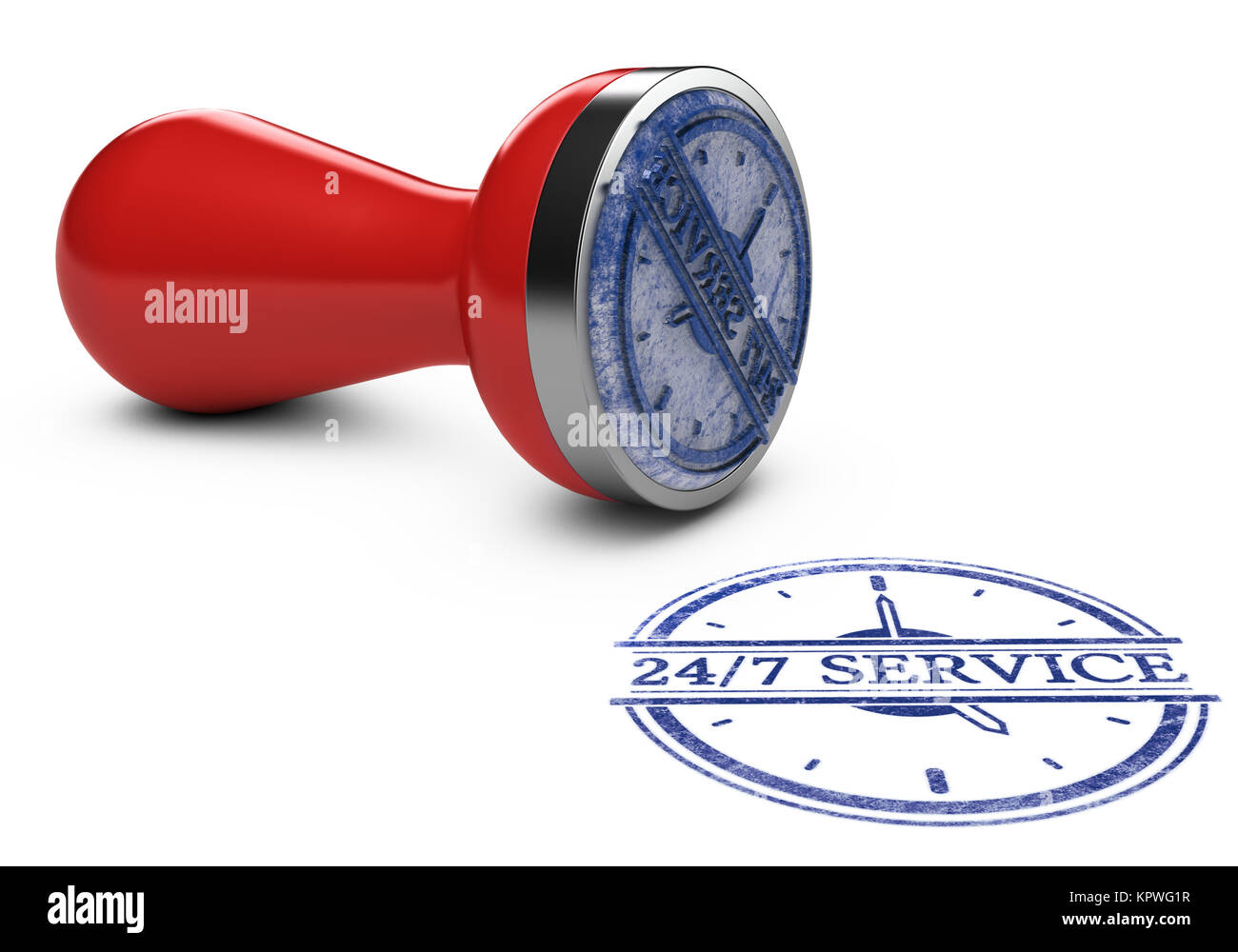 Everyday 24 hour service Cut Out Stock Images & Pictures - Alamy