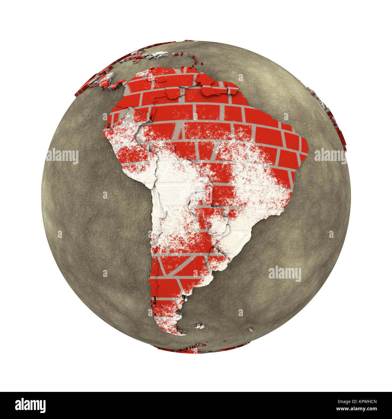 Latin america map digital Cut Out Stock Images & Pictures - Alamy
