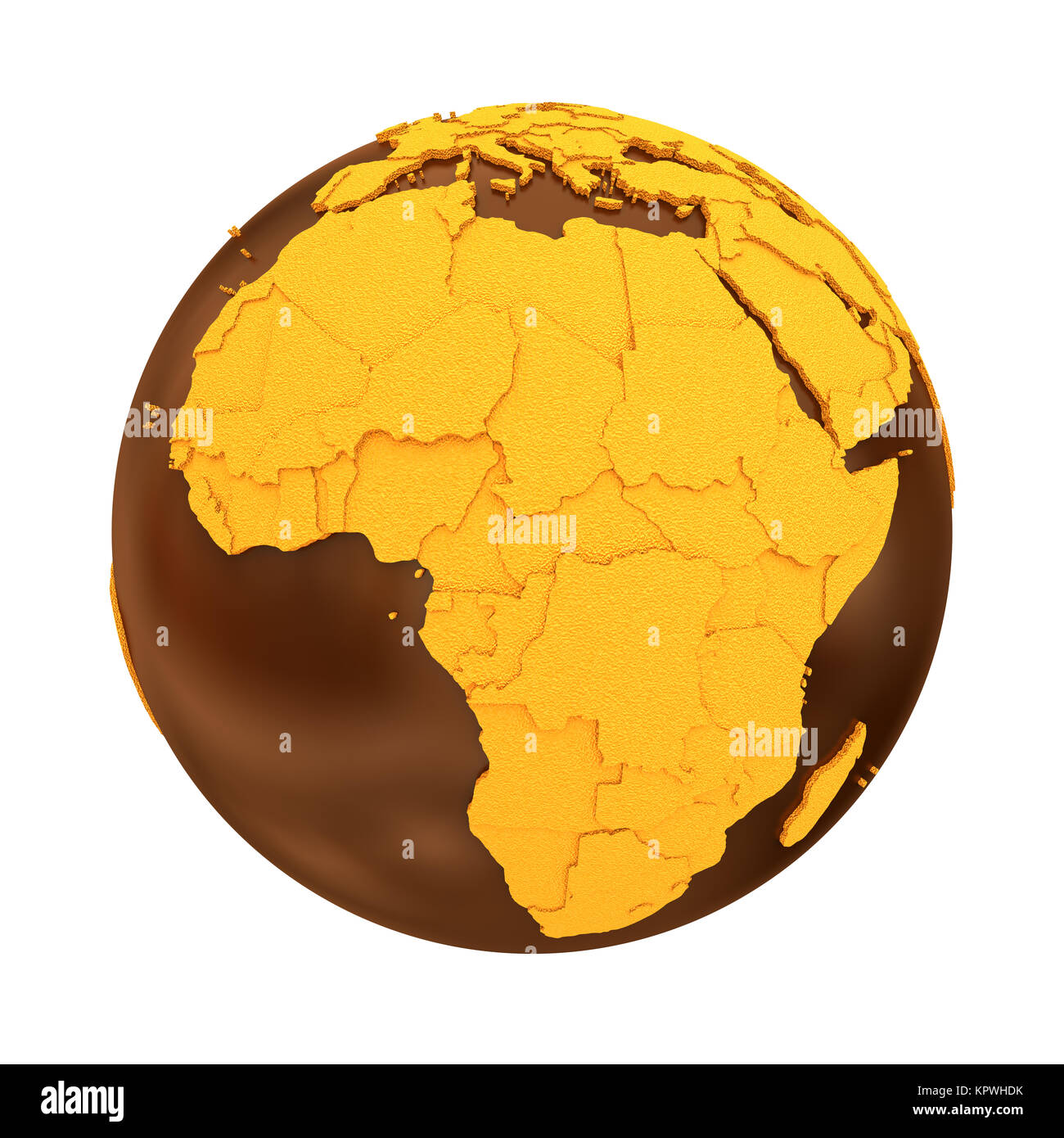 Global map chocolate hi-res stock photography and images - Alamy