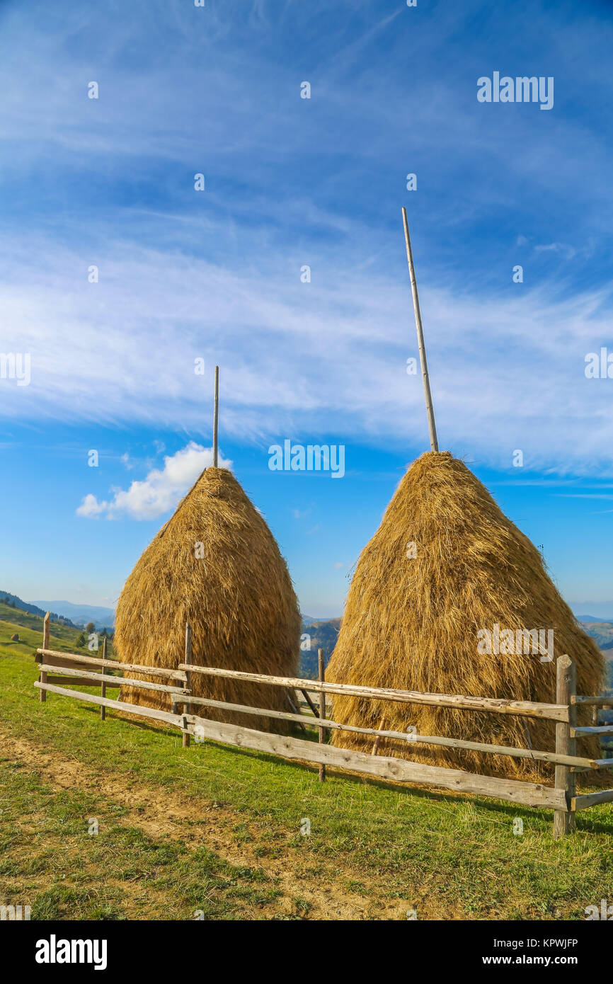 Haystack Mountain was shot in a sunny day Stock Photo - Alamy