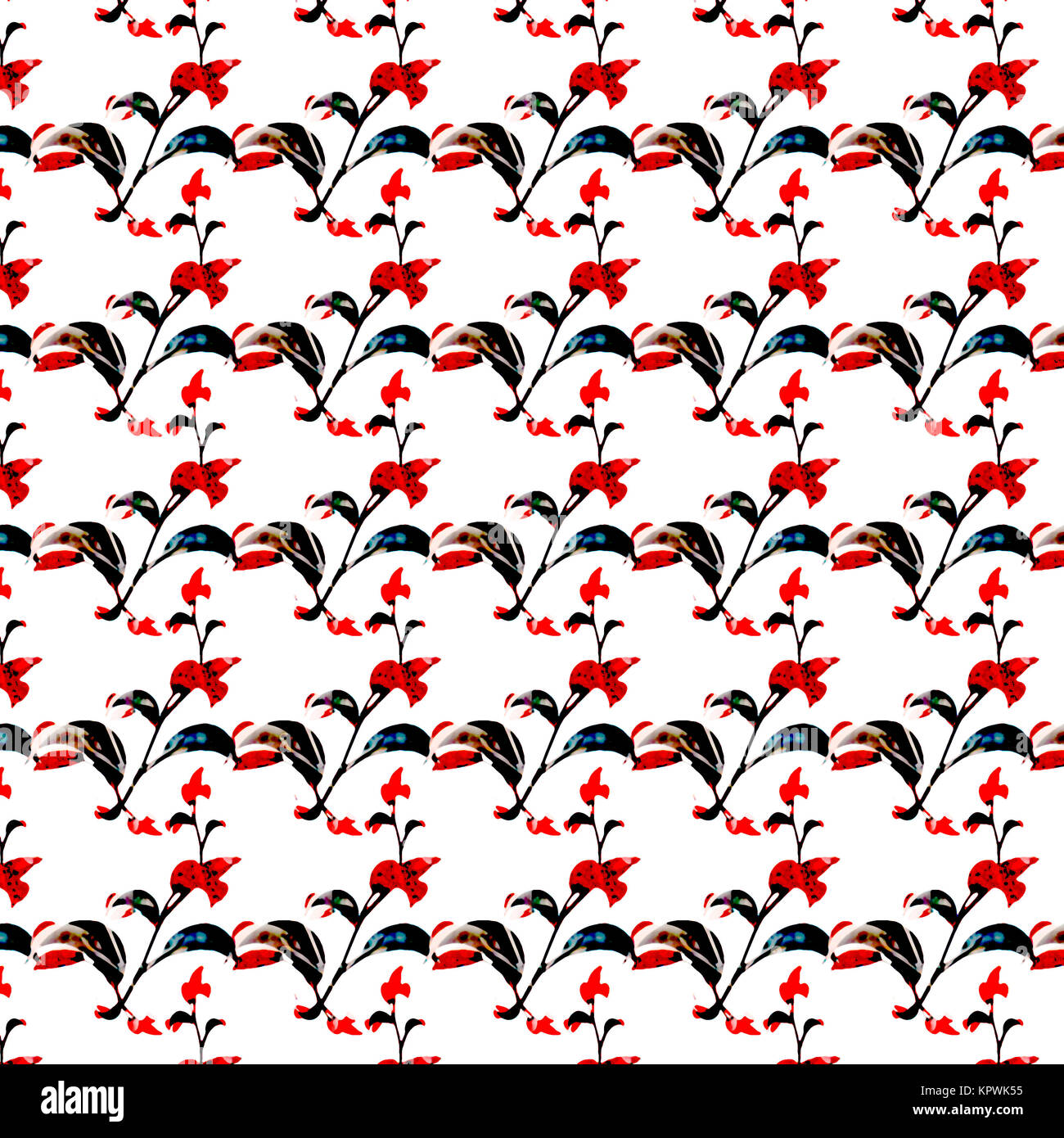 Minimalistic Floral Pattern Stock Photo - Alamy