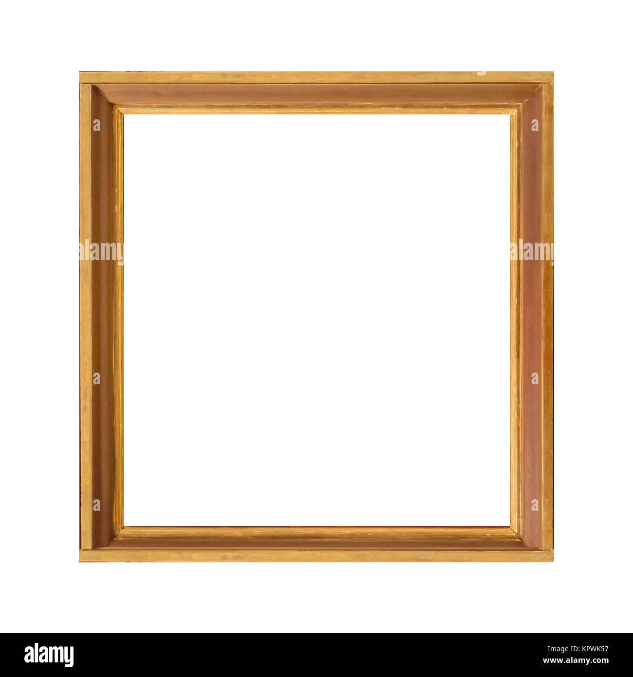 Wood Square Photo Frame Stock Photo - Alamy