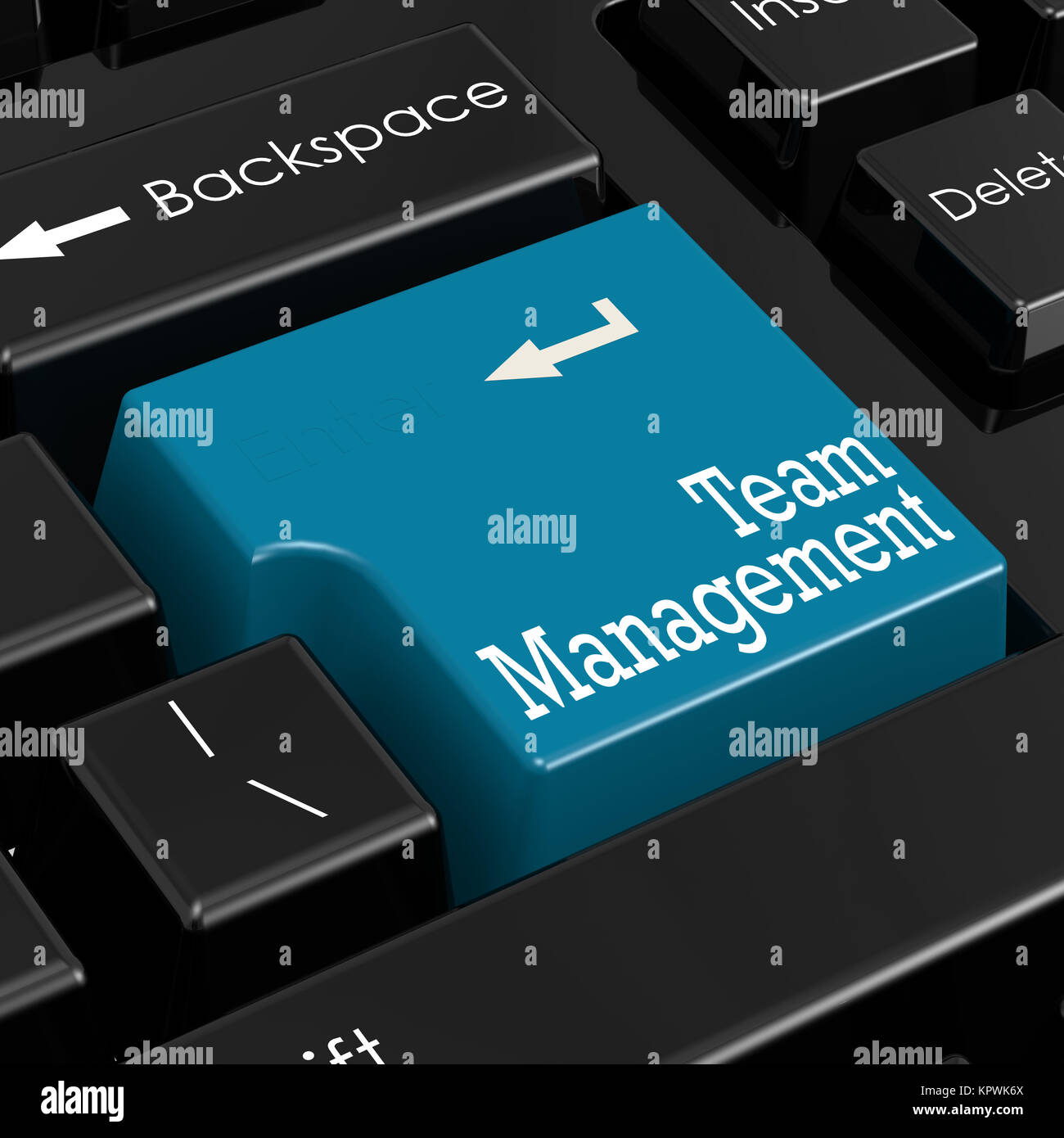 Team management concept. 3D Render Stock Photo - Alamy