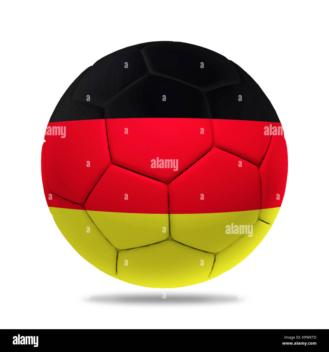 3D soccer ball with Germany team flag Stock Photo - Alamy