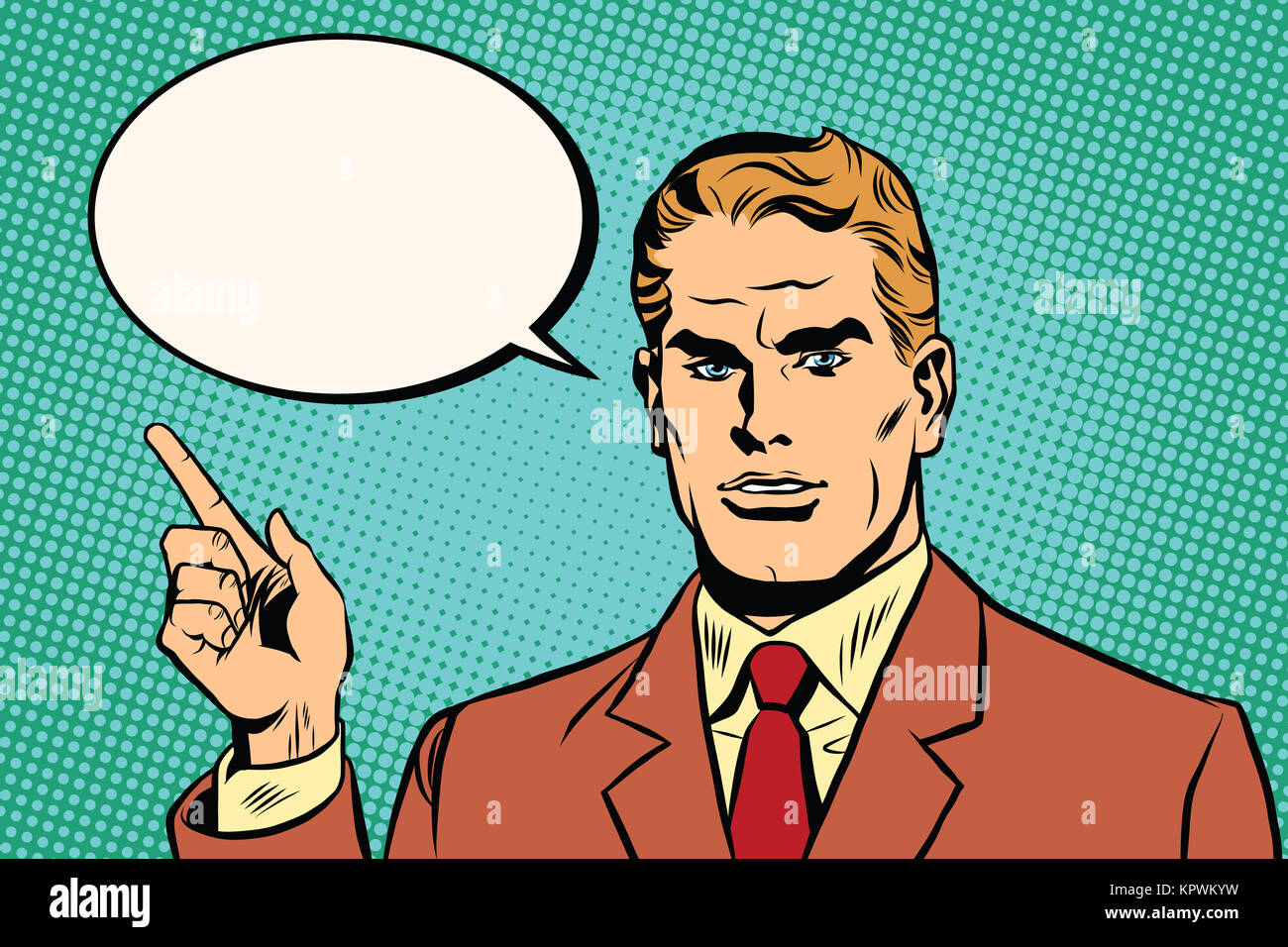 Male index finger pop art hi-res stock photography and images - Alamy