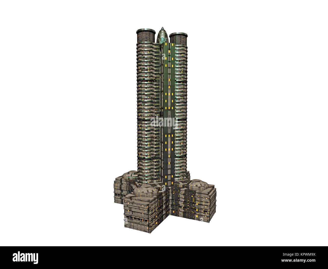 High rise tower block skyscraper Cut Out Stock Images & Pictures - Alamy