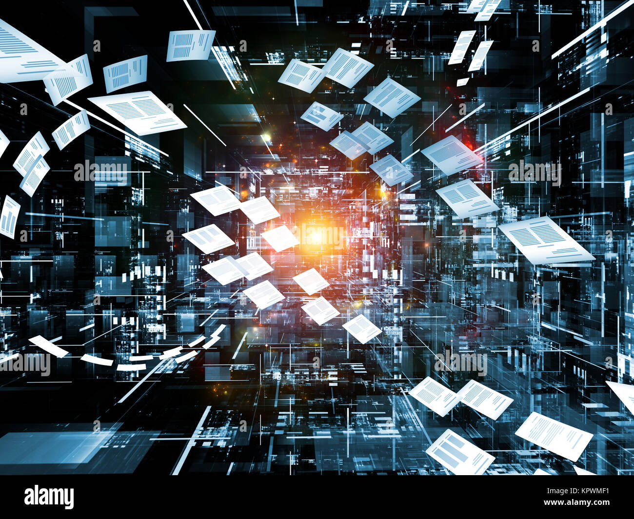 Realms of Paperwork Stock Photo - Alamy