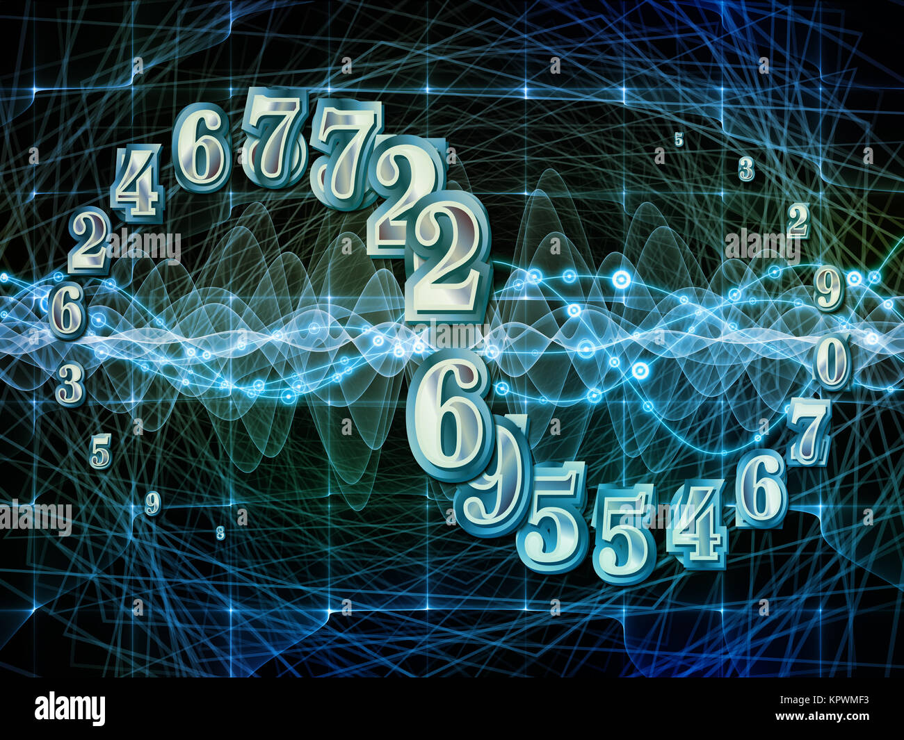 Advance of Numbers Stock Photo - Alamy
