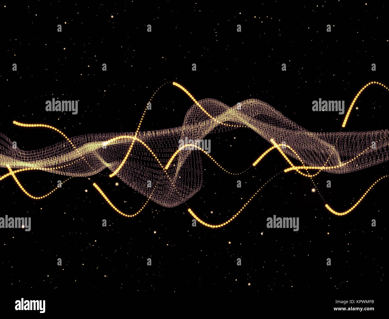 Digital Sine Waves Stock Photo - Alamy
