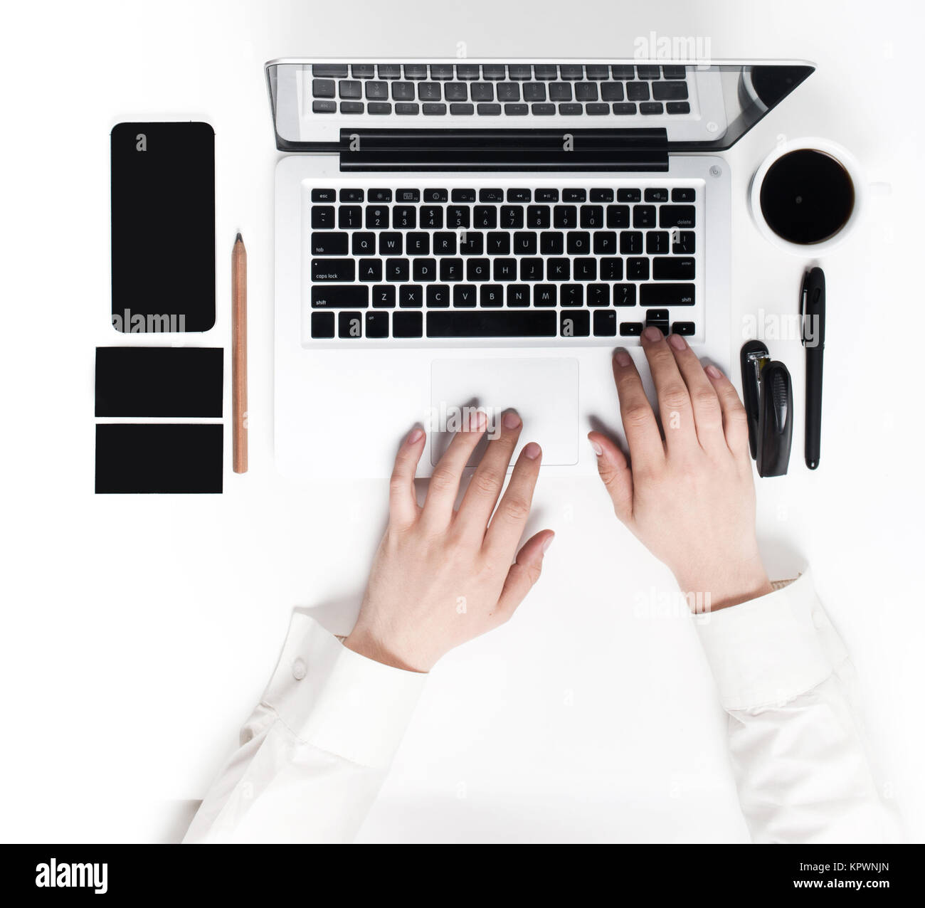 Workplace at the office. Technology Stock Photo - Alamy