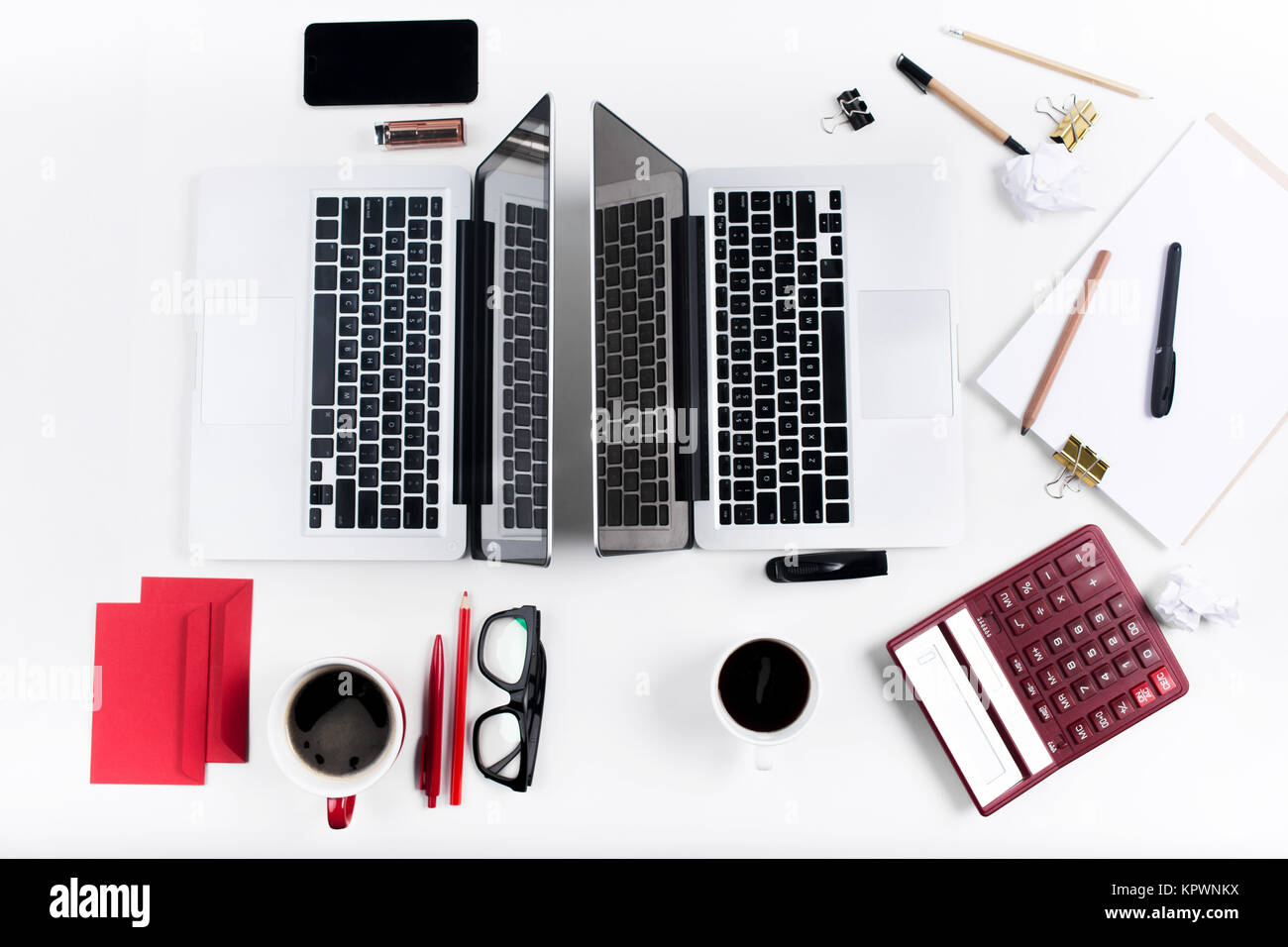 Workplace at the office. Technology Stock Photo - Alamy