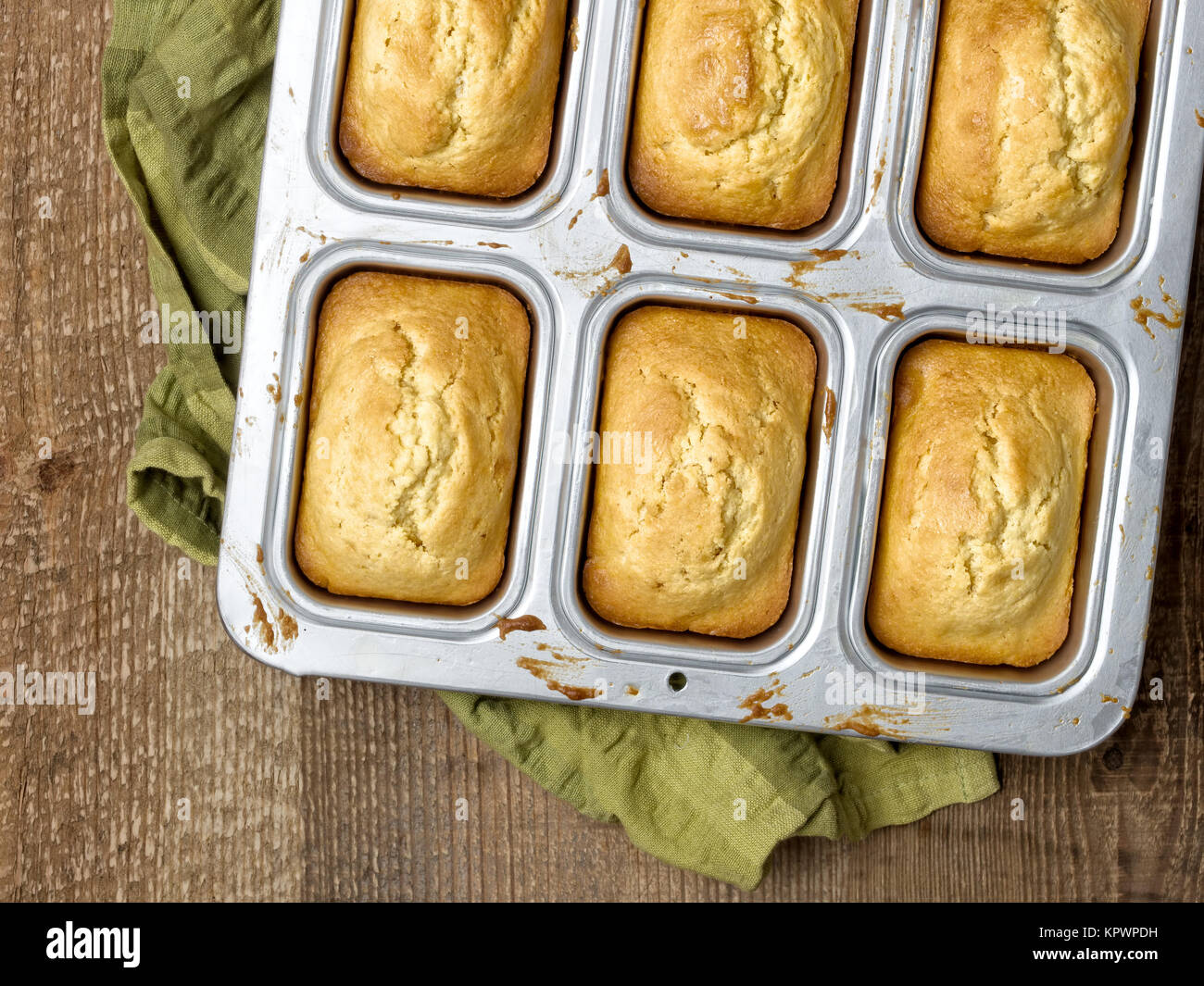 rustic southern american corn bread Stock Photo - Alamy