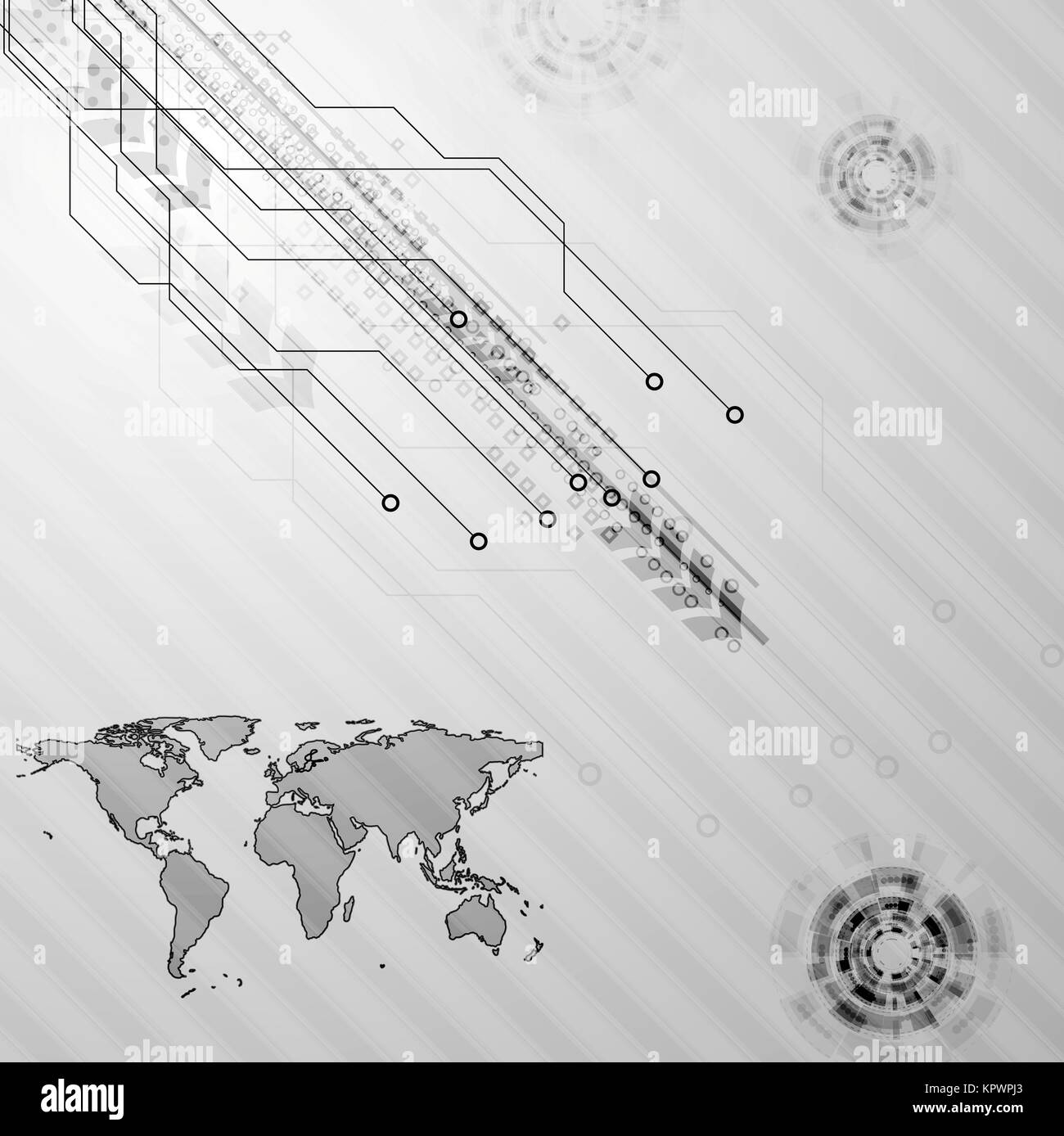 Hi-tech grey background Stock Photo - Alamy