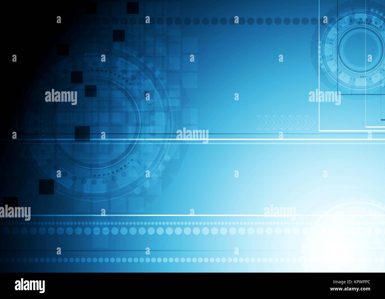 Shiny blue technology background Stock Photo - Alamy