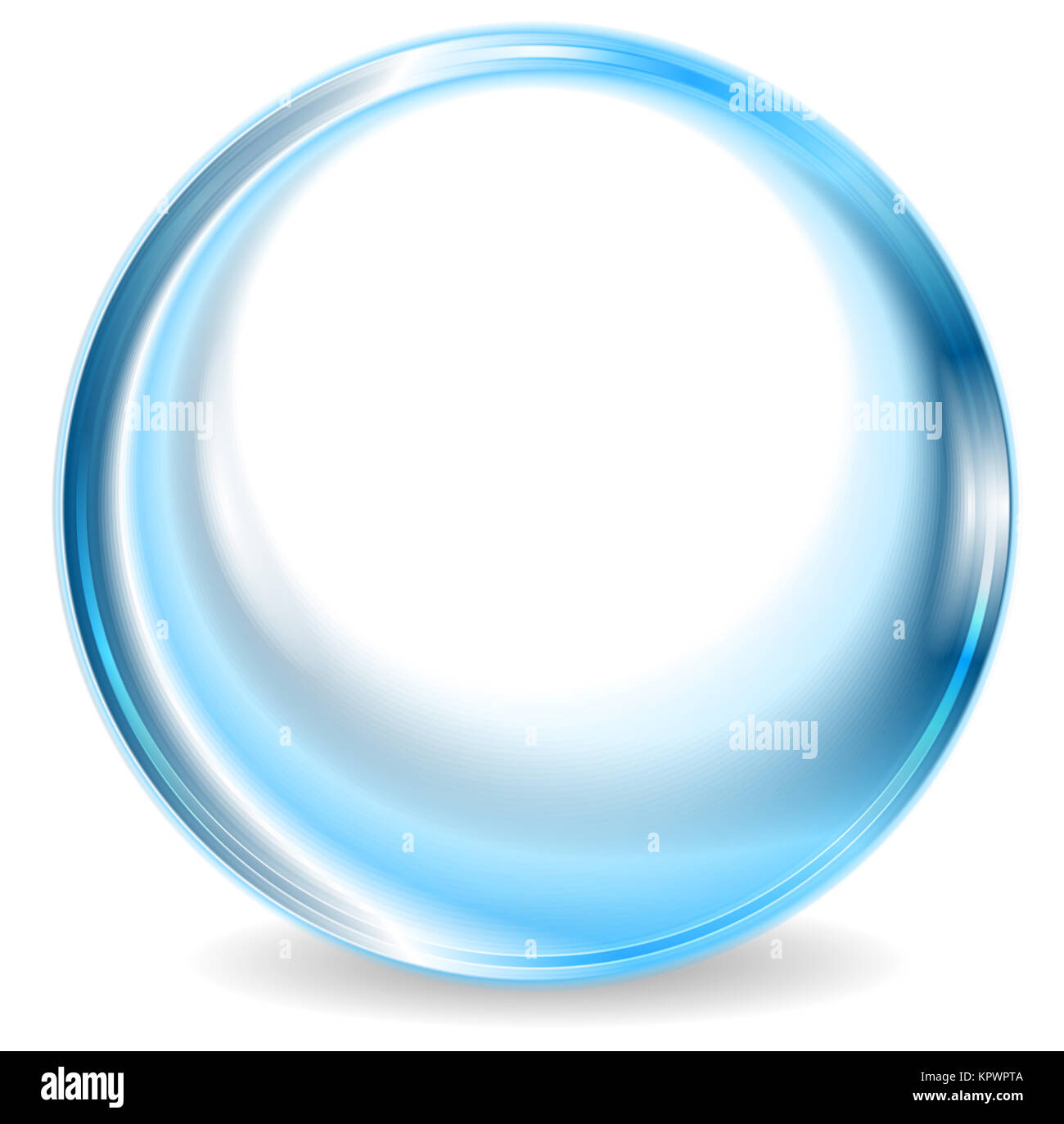 Blue abstract circle shape design Stock Photo - Alamy