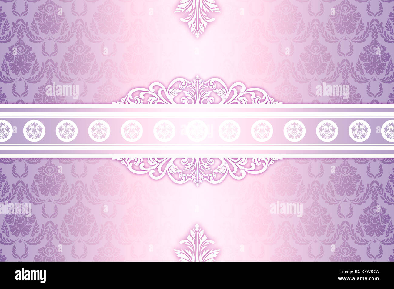 Purple floral background with decorative old-fashioned patterns Stock ...